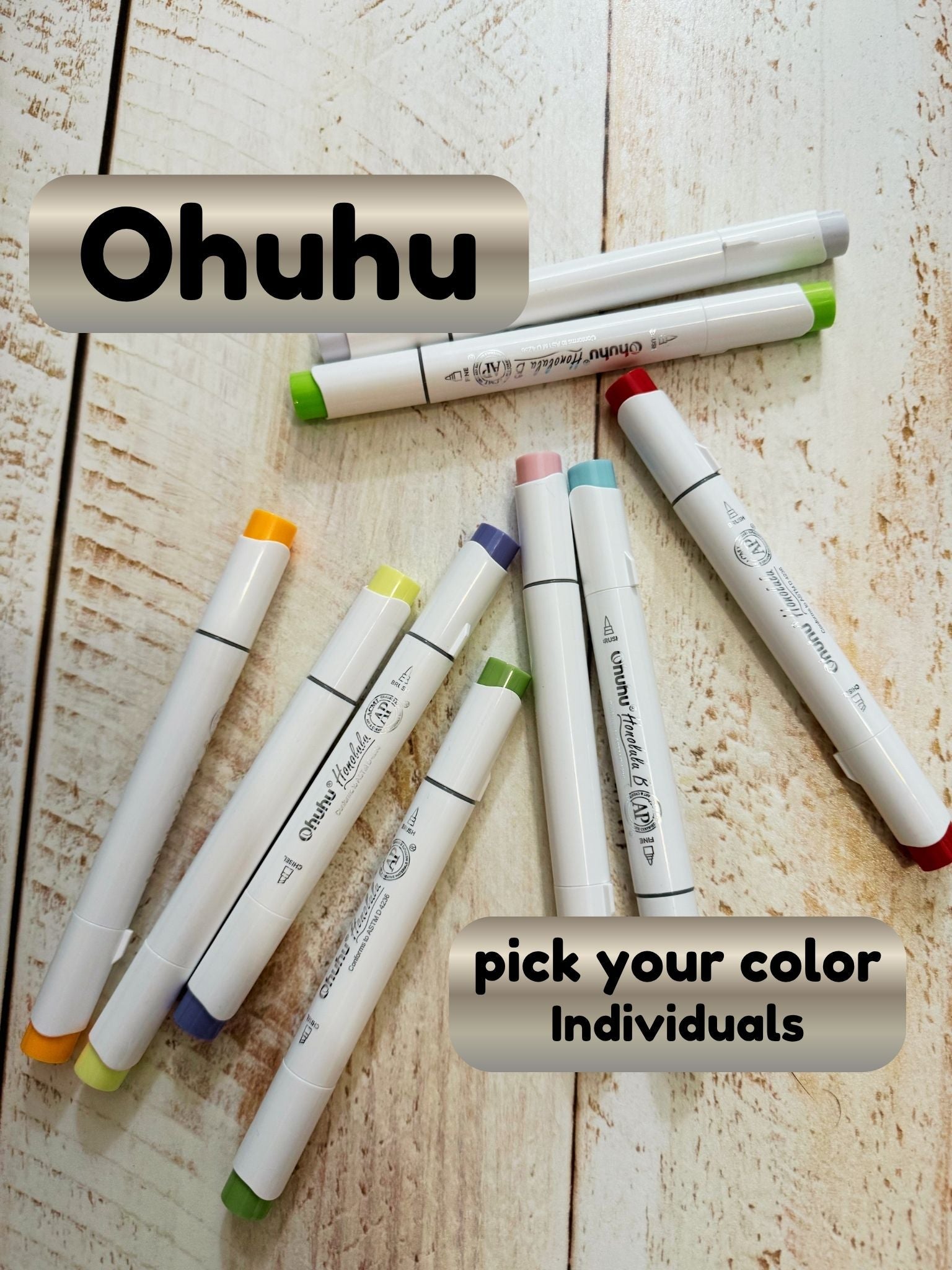 Color Bar Single Ohuhu Alcohol Marker. Manufactured by Ohuhu, known for ...
